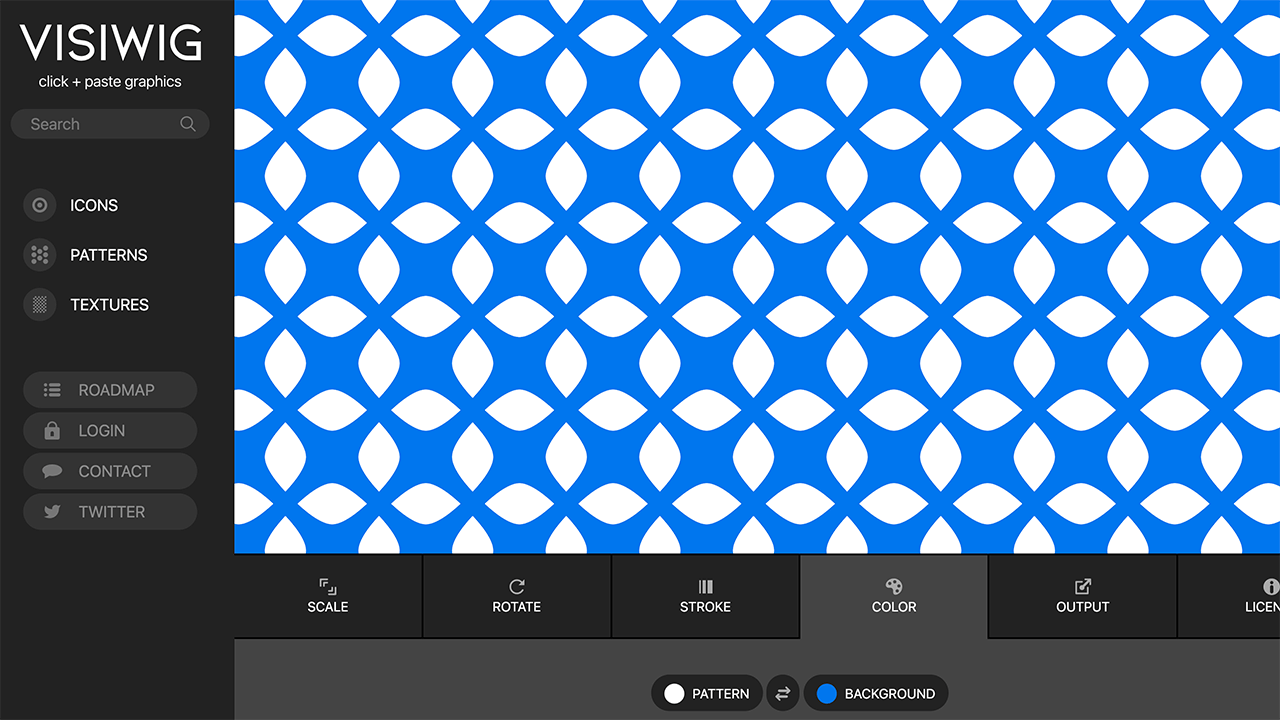 推荐一个漂亮美观的矢量图案生成器 | 码力全开 - 全职独立开发者的产品日常和设计分享